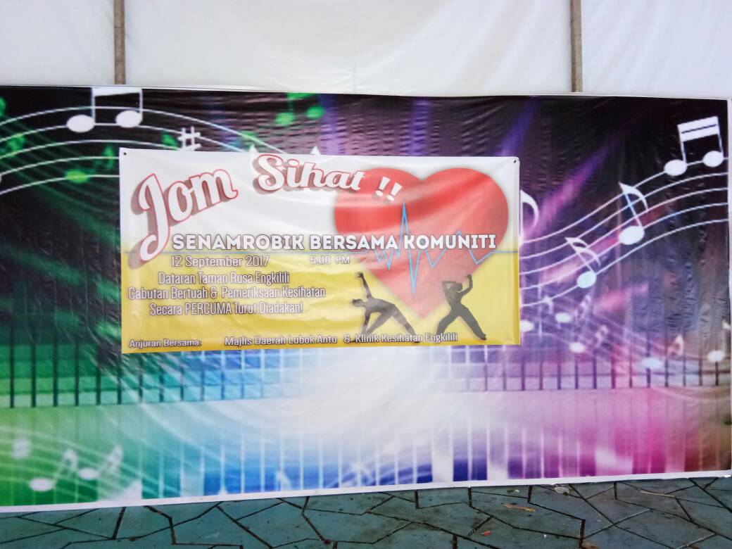 Jom Sihat!! Senamrobik Bersama Komuniti - Majlis Daerah Lubok Antu